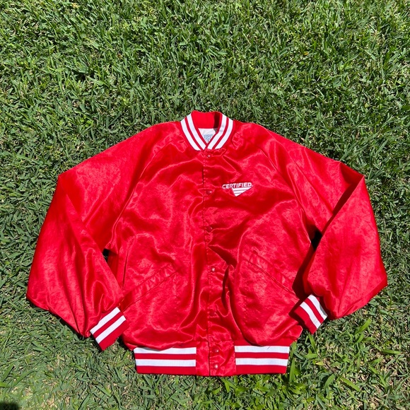 Pro-Fit Gear | Jackets & Coats | Vintage Certified Pro Fit Red Satin ...